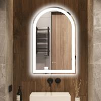 China Frameless Smart Touch Screen LED Mirror Wall Mounted Bathroom Vanity Mirror for sale