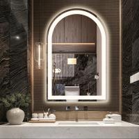 China Frameless Smart Touch Screen LED Mirror Wall Mounted Bathroom Vanity Mirror for sale