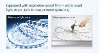 China Custom IP66 LED Bathroom Mirror Anti Fog Smart Dimming Vanity Mirror 1200mm for sale