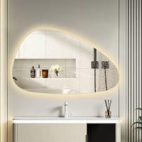 China Custom IP66 LED Bathroom Mirror Anti Fog Smart Dimming Vanity Mirror 1200mm for sale
