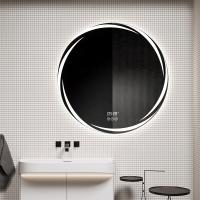 China Modern Round LED Bathroom Mirror 23.6-47.2 Inch Wall Mounted Anti Fog Waterproof Touch Switch for sale
