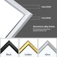 China Custom Large Metal Frame Bathroom Mirror 60x80cm 70x90cm 75x100cm 80x130cm for sale