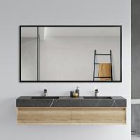 China Custom Large Metal Frame Bathroom Mirror 60x80cm 70x90cm 75x100cm 80x130cm for sale