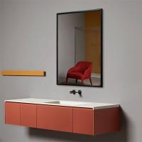 China Custom Large Metal Frame Bathroom Mirror 60x80cm 70x90cm 75x100cm 80x130cm for sale