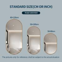 China Arched LED Bathroom Mirror Anti Fog IP44 IP66 Dimmable 3000K 6000K for sale
