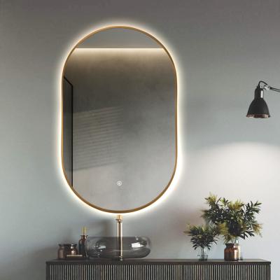 China Arched LED Bathroom Mirror Anti Fog IP44 IP66 Dimmable 3000K 6000K for sale