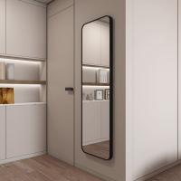 China Aluminum Alloy Framed Full Length Dressing Mirror Wall Mounted Floor Standing for sale