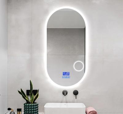 China Anti Fog Arch LED Bathroom Mirror IP44 3000K-6500K Dimmable for Hotel for sale