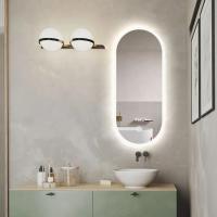 China Anti Fog Arch LED Bathroom Mirror IP44 3000K-6500K Dimmable for Hotel for sale