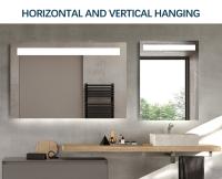 China Vanity Dimmable LED Bathroom Mirror , Lighted Wall Mounted Mirrors For Bathrooms for sale