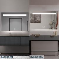 China Vanity Dimmable LED Bathroom Mirror , Lighted Wall Mounted Mirrors For Bathrooms for sale