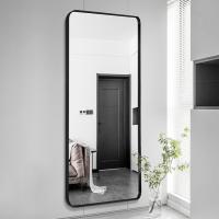 China Aluminum Frame Rectangular Full Length Dressing Mirror 5mm Explosion Proof Wall Mirror 50x150cm for sale