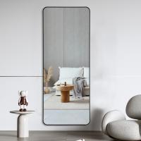 China Aluminum Frame Rectangular Full Length Dressing Mirror 5mm Explosion Proof Wall Mirror 50x150cm for sale