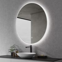 China Wall Mounted Circular LED Bathroom Mirror IP44 With Acrylic Frame for sale