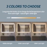 China IP44 Defogger LED Mirror   , LED Bathroom Vanity Mirror With Lights for sale