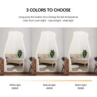 China Full Length Frameless Contemporary Bathroom Mirrors Polished Edge for sale