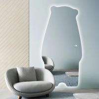 China Full Length Frameless Contemporary Bathroom Mirrors Polished Edge for sale
