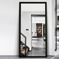 China PS Frame Farmhouse Style Floor Mirror Full Length Decorative Mirror Rectangle for sale
