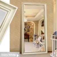 China Luxury Golden PS Frame Baroque Style Full Length Floor Mirror 160x50cm for Entryway for sale