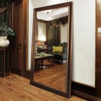 China Luxury Golden PS Frame Baroque Style Full Length Floor Mirror 160x50cm for Entryway for sale