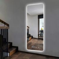 China xplosion Proof Frameless Backlit Bathroom Mirror Full Length Rectangle LED Bathroom Mirror for sale