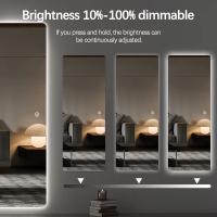 China xplosion Proof Frameless Backlit Bathroom Mirror Full Length Rectangle LED Bathroom Mirror for sale