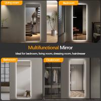China xplosion Proof Frameless Backlit Bathroom Mirror Full Length Rectangle LED Bathroom Mirror for sale