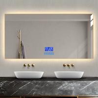 China Rectangle Smart Ultra Slim LED Bathroom Mirror With Bluetooth Speaker for sale