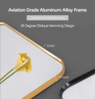 China Smart LED Backlit Vanity Mirror With 45° Slanted Aluminum Frame / Touchless Hand Sensor Switch for sale