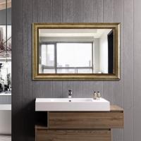 China Luxury Baroque Style Full Length Mirror With PS Frame / Copper Free Silver Glass for sale