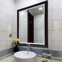 China Luxury Baroque Style Full Length Mirror With PS Frame / Copper Free Silver Glass for sale