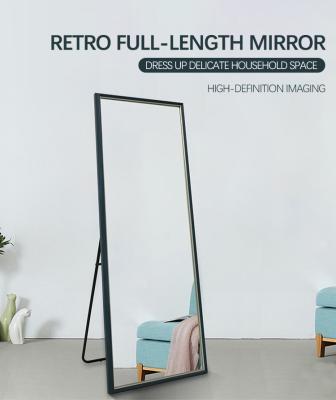 China Luxury Baroque Rectangular Bathroom Vanity Mirror 160x50cm PS Frame Copper-Free Silver Glass for sale