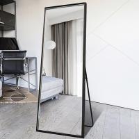 China Luxury Baroque Rectangular Bathroom Vanity Mirror 160x50cm PS Frame Copper-Free Silver Glass for sale