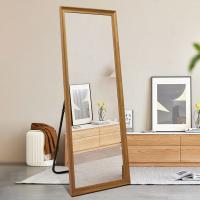 China Slim Profile Full Length Contemporary Standing Mirror  For Bedroom Corner for sale