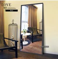 China New Zealand Pine Solid Wood Full Length Mirror 160x50cm HD Silver Coated Glass for sale