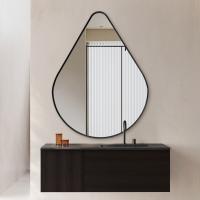 China Arch Shape Metal Frame Wall Mirror Without Light , Decorative Full Length Wall Mirror for sale