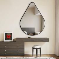 China Arch Shape Metal Frame Wall Mirror Without Light , Decorative Full Length Wall Mirror for sale