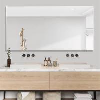 China Frameless Rectangular Wall Mirror 5mm HD Copper Free Silver Mirror 600x800mm for sale
