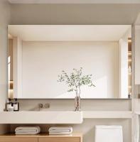 China Frameless Rectangular Wall Mirror 5mm HD Copper Free Silver Mirror 600x800mm for sale