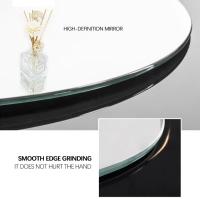 China Classic Elliptical Oval Frameless Wall Bathroom Mirror With Polished Pencil Edge for sale