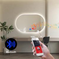 China IP54 Oval LED Bathroom Mirror  , Decorative Smart Acrylic Bathroom Mirror for sale