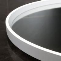 China Round LED Anti Fog Bathroom Mirror IP44 Waterproof 80cm Dimmable Touch Switch for sale