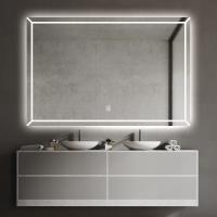 China Anti Fog Hotel Mirrors Rectangle Bathroom Vanity Mirror Shatterproof for sale