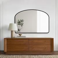 China Arched Aluminium Framed LED Mirror 4mm 5mm Large Wall Bathroom Mirror for sale