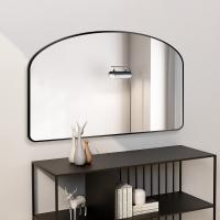 China Arched Aluminium Framed LED Mirror 4mm 5mm Large Wall Bathroom Mirror for sale