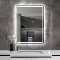 China Optional Horizontal Or Vertical Wall Mount Bathroom Illuminated Mirror With Led Light for sale