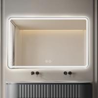 China LED Bathroom Mirror 60x80cm with Adjustable Color Temperature 3000K-6500K Anti-Fog for sale