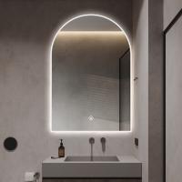China Oval LED Bathroom Mirror 700x900mm with Anti-Fog Smart Lighting 98 CRI 25W for sale