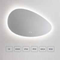 China Touch Dimmable LED Vanity Mirror with Copper-free Silver Mirror and IP44 IP54 Waterproof for Bathroom Salon Hotel for sale