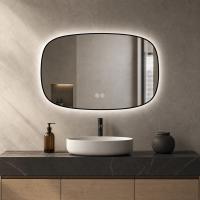 China Touch Dimmable LED Wall Mirror with Copper-free Silver Mirror and IP44 IP54 Waterproof for Bathroom for sale